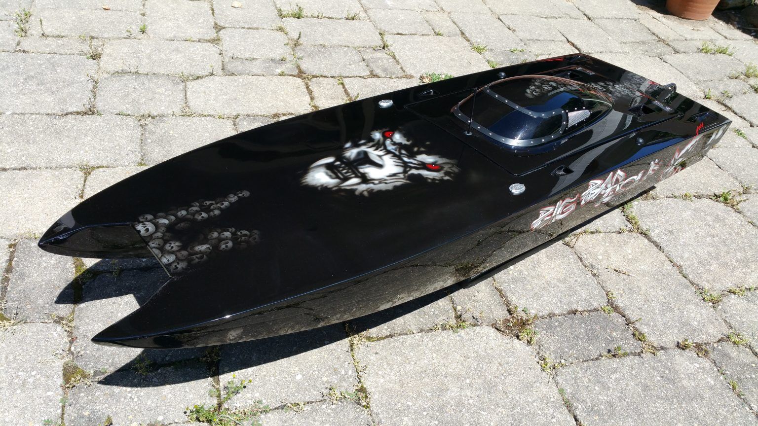 60″ Bonzi Skater Cat (Twin) RC Boat – Ready to Run - BZ1 Modification ...