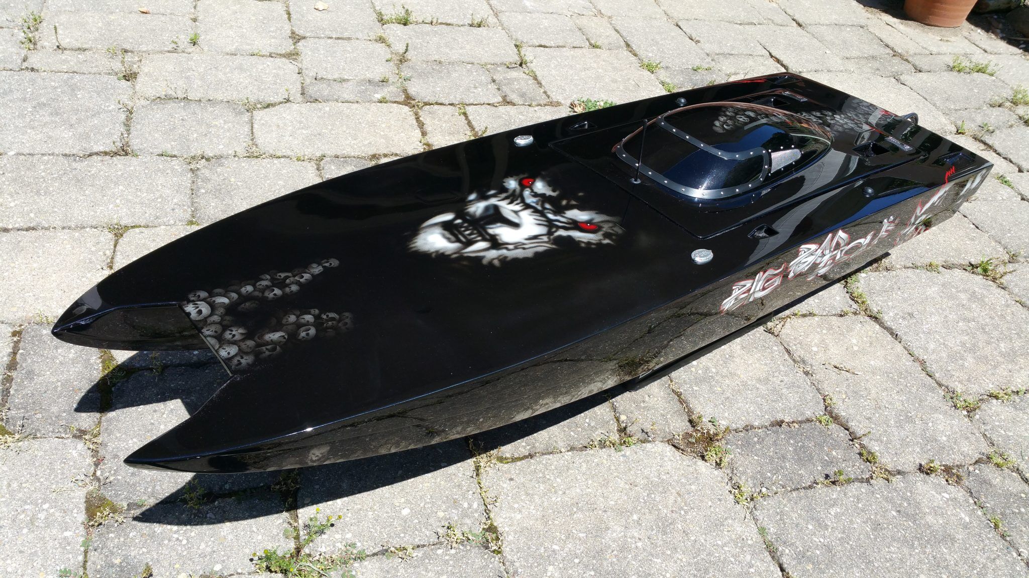 60″ Bonzi Skater Cat (Twin) RC Boat – Ready to Run - BZ1 Modification ...